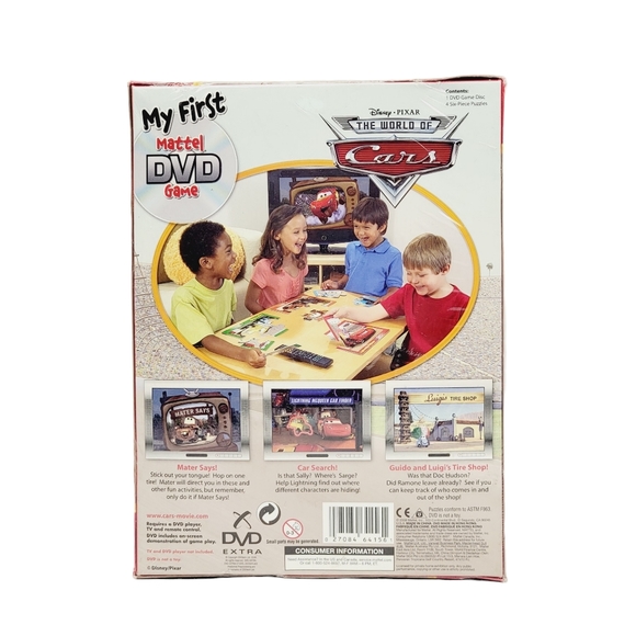 Mattel | Toys | Disney Pixar The World Of Cars My First Mattel Dvd ...